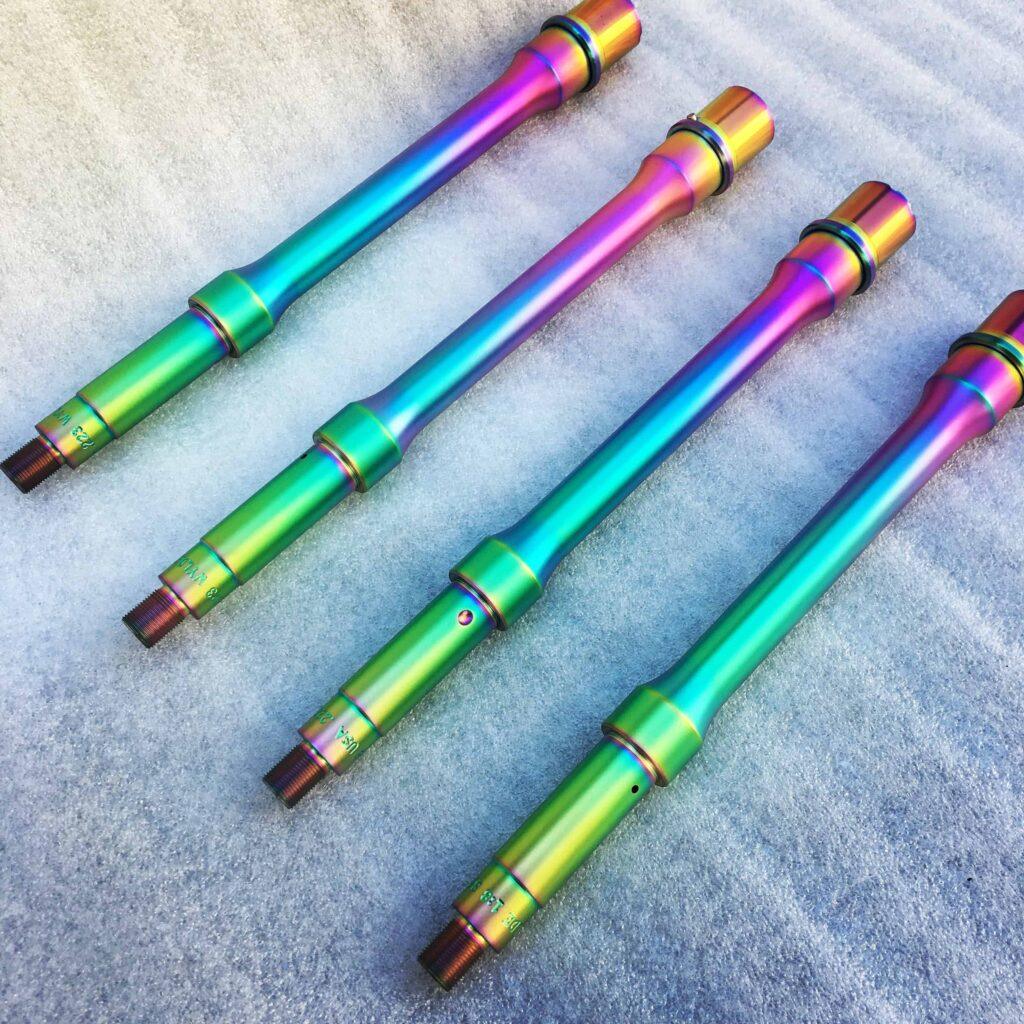 Colored (Rainbow) AR-15 Parts: Oil Slick Custom AR Parts | Mid State ...