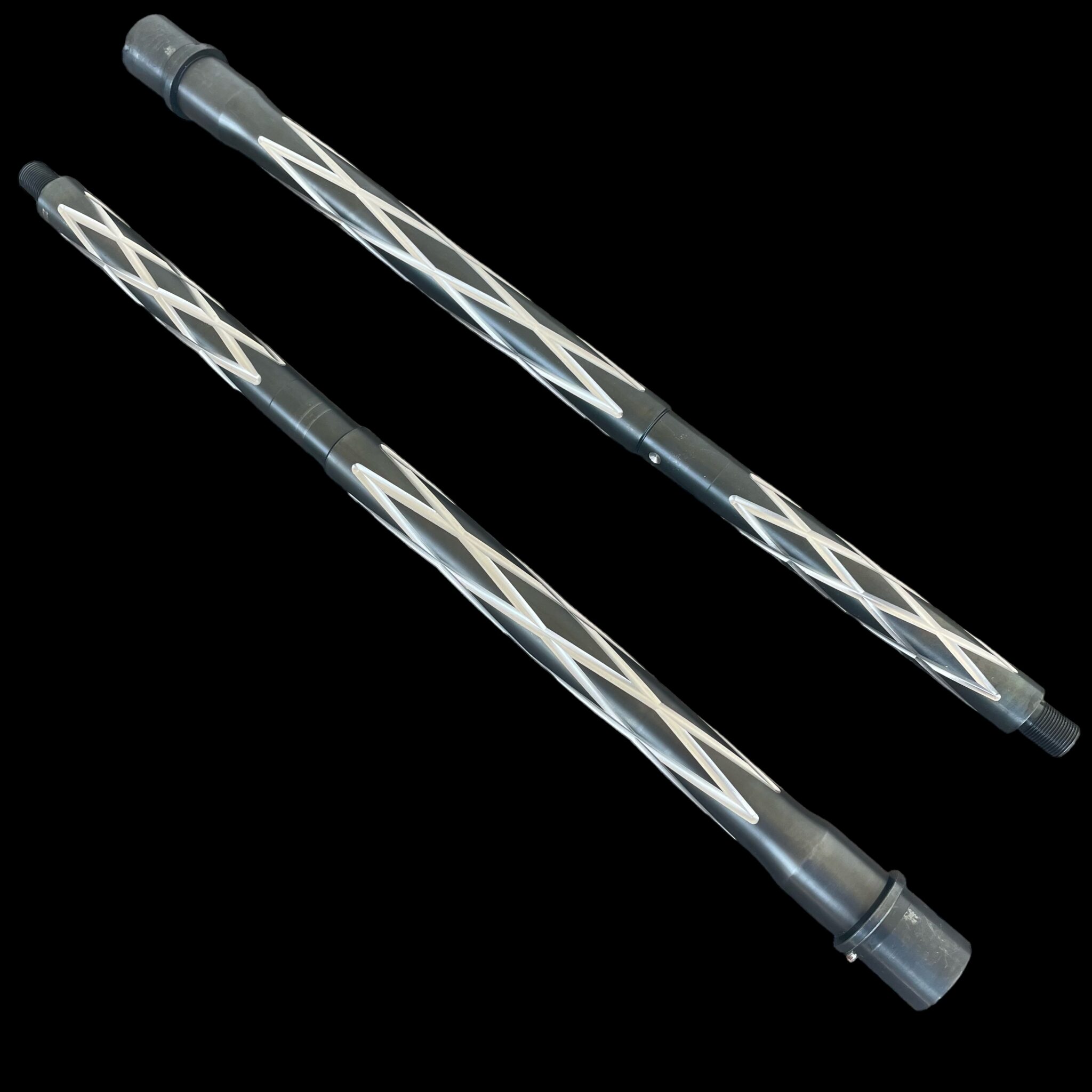 MSF 16″ Diamond Fluted Mid Length Ar15 Barrel, .223 Wylde 1:8 2-Tone ...