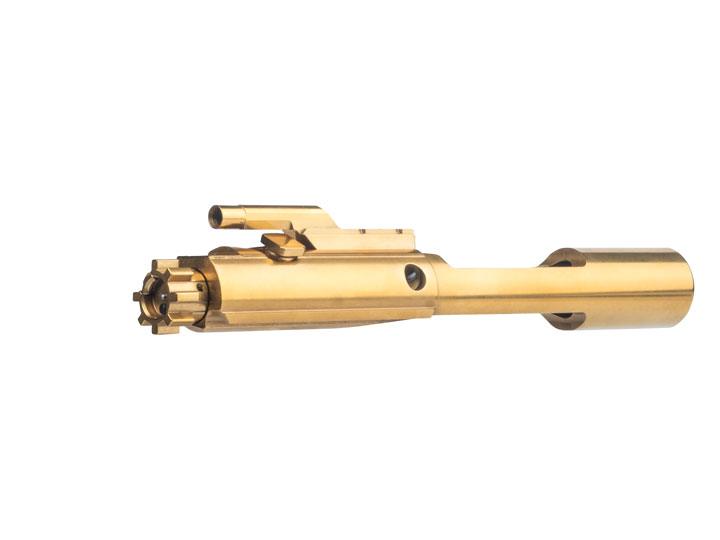 Microbest Polished TiN Gold m16 Bolt Carrier Group - Mid State Firearms