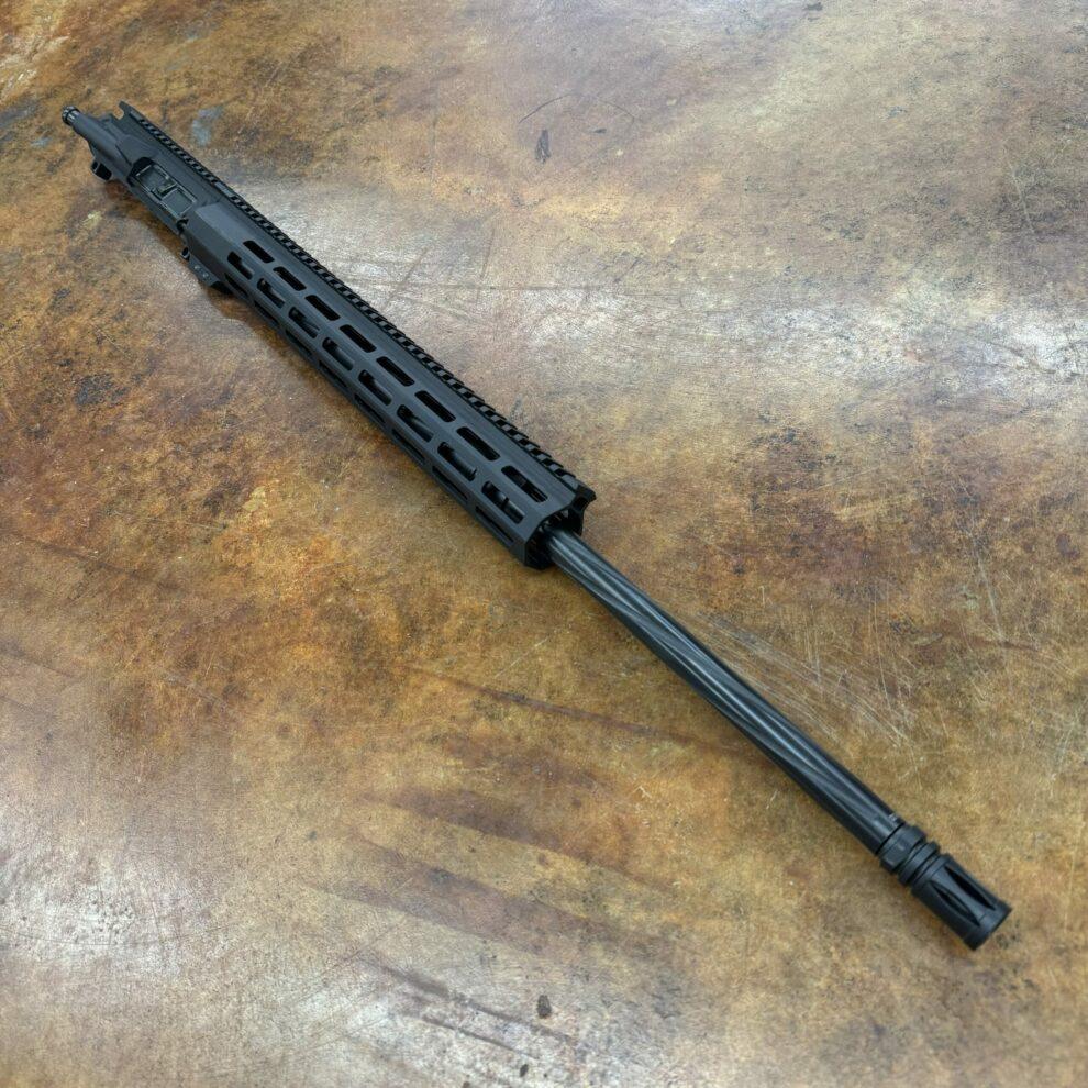 24” 223 Wylde 1:8 HBAR spiral fluted threaded Ar15 Rifle Upper - Mid ...