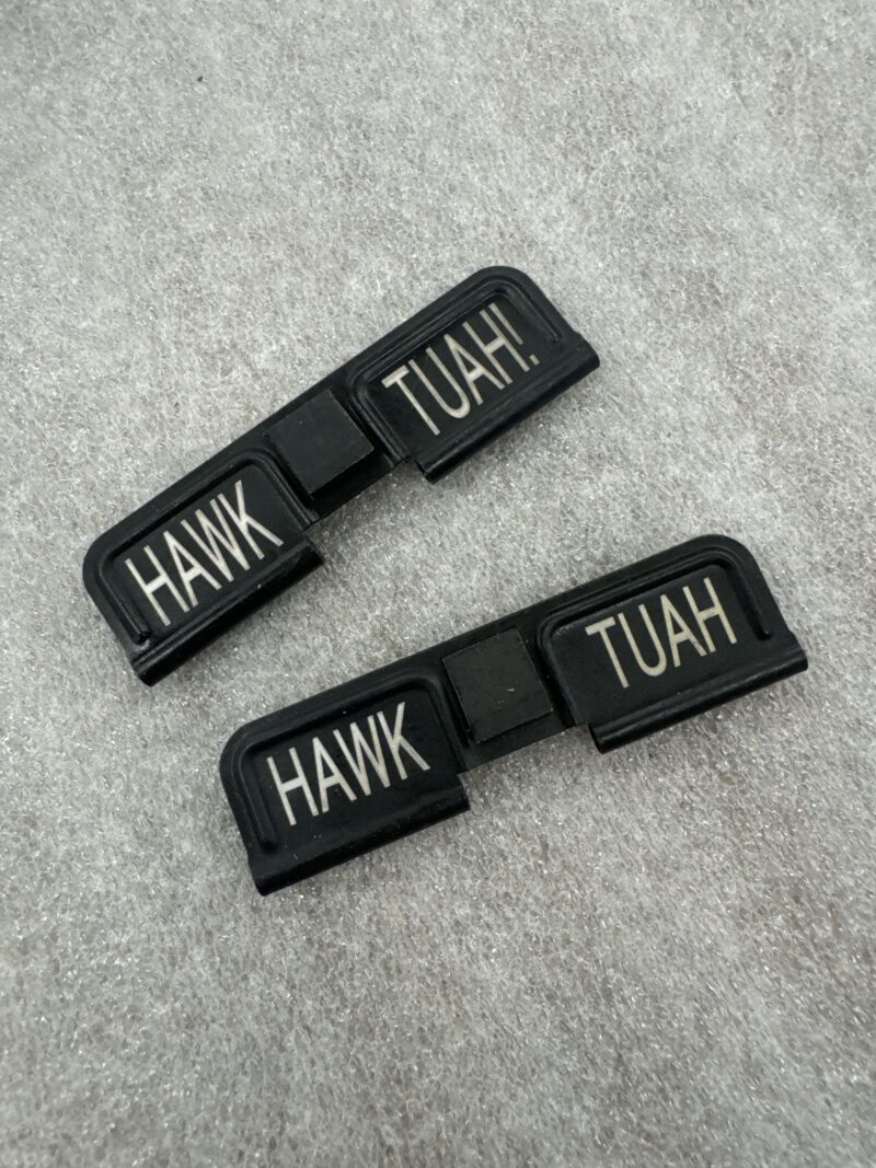 Hawk Tuah! Engraved meme ar15 dust cover - Mid State Firearms