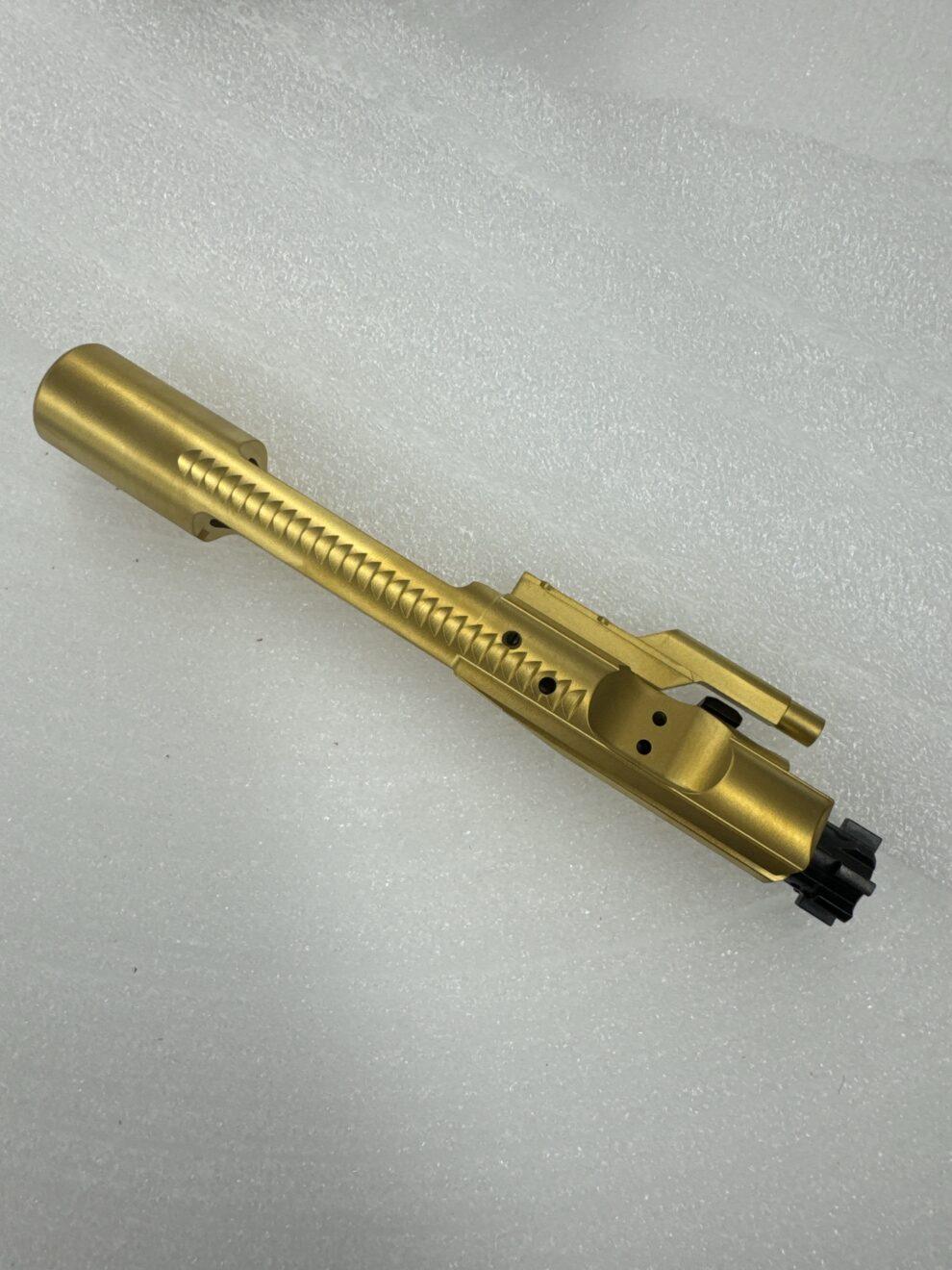 Microbest TiN Gold m16 Bolt Carrier Group - Mid State Firearms