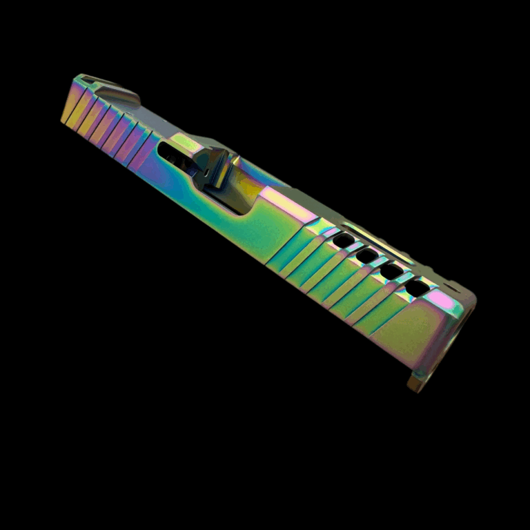Rainbow PVD RMR Cut Slide for g19 Gen 3 – Window Ported, Oilslick ...
